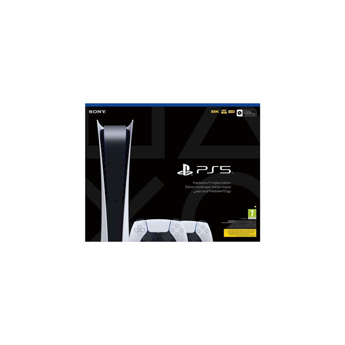 Ps5 Digitale C 2ème Manette Dualsense Sans Fil Blanche