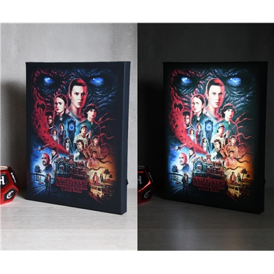 CADRE RETROECLAIRE STRANGER THINGS 4 VECNA 30X40