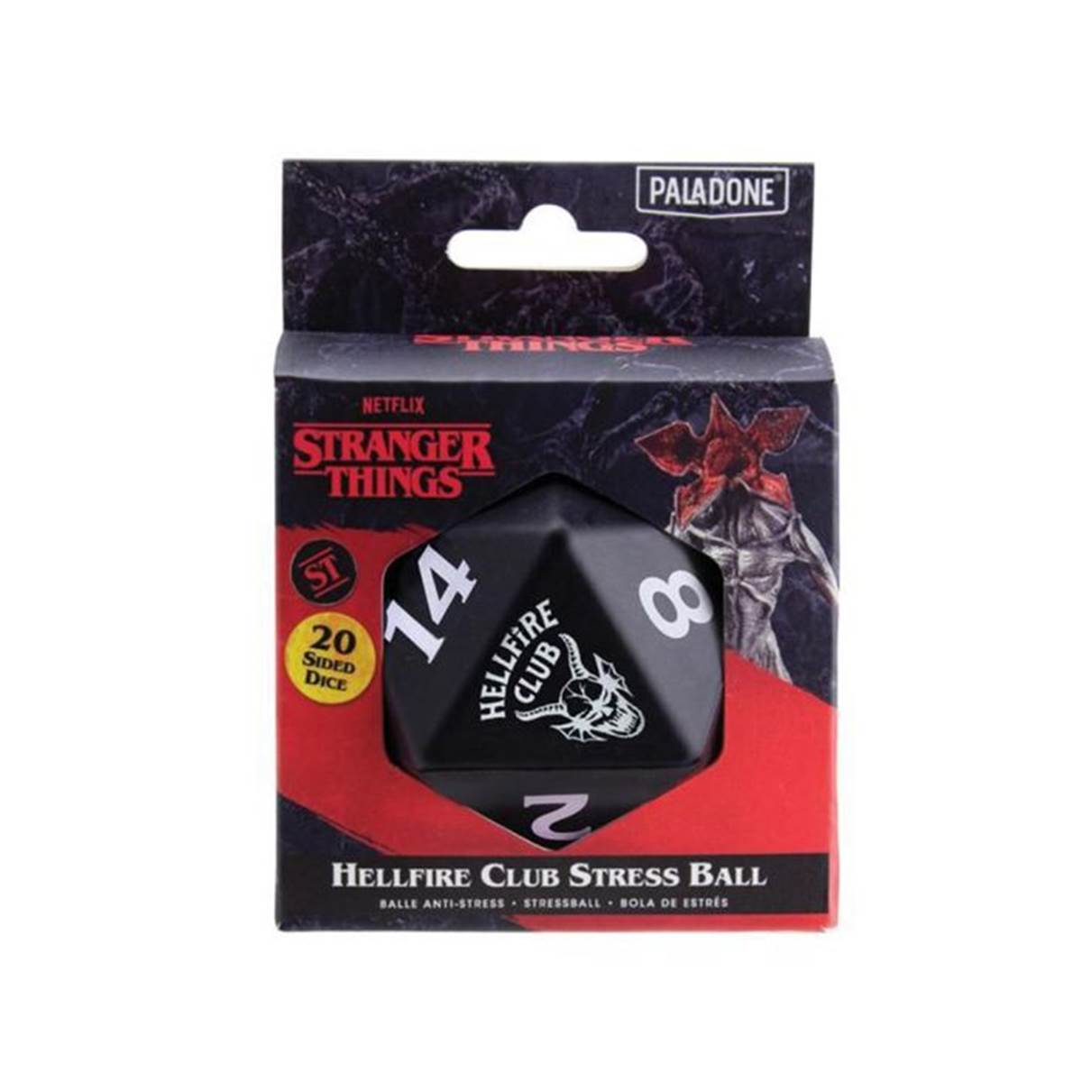 STRANGER THINGS HELLFIRE DICE STRESS BALL