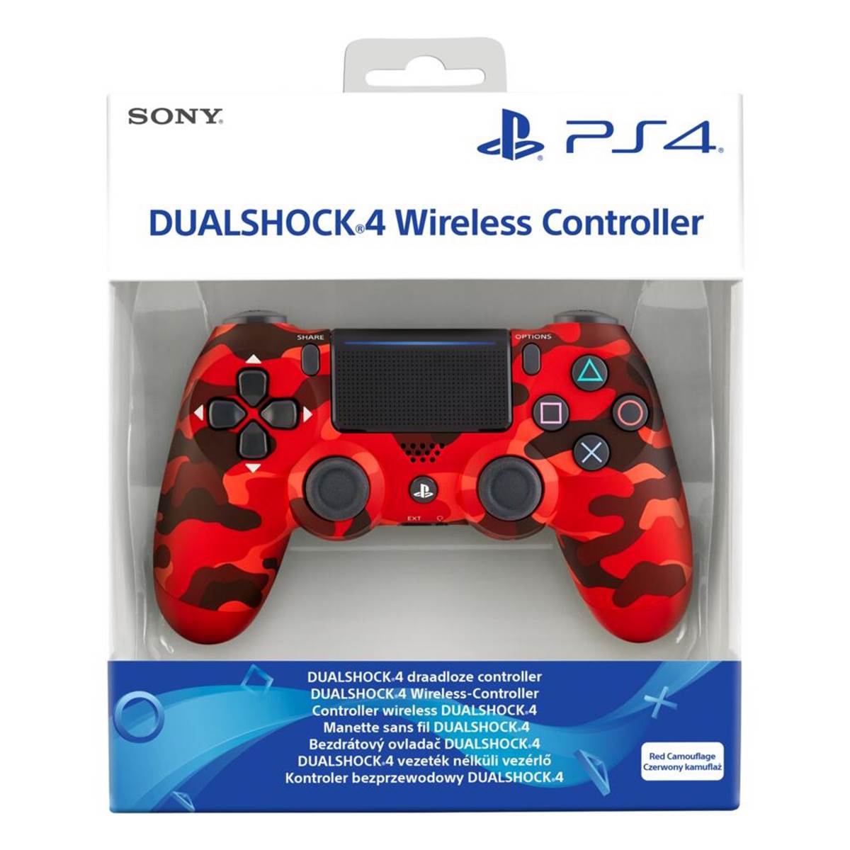 MANETTE DUAL SHOCK RED CAMOUFLAGE - PS4