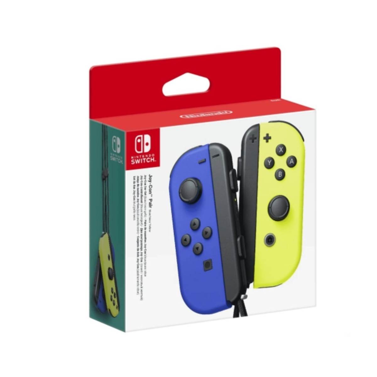 MANETTE JOYCON x2 BLEU GCH / JAUNE NEON DRT NINTENDO - SWITCH